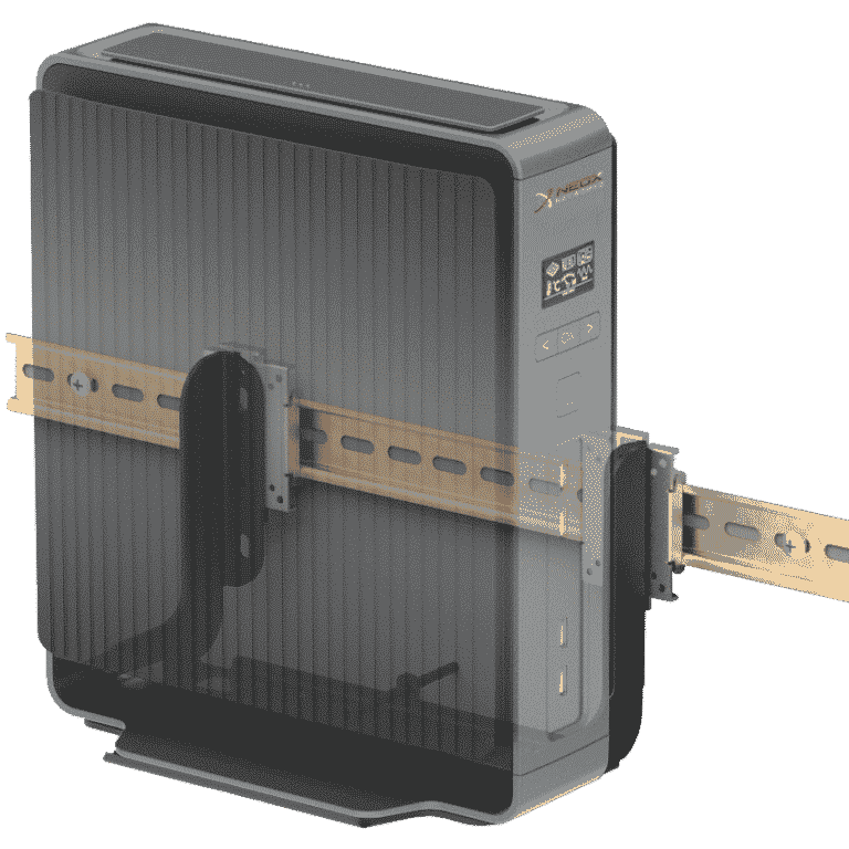 DIN Rail Adapter Mounting Kit for PacketFalcon Mini