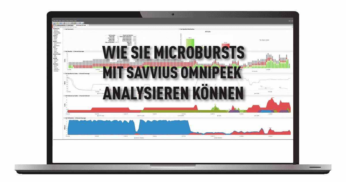 Wie Sie Microbursts mit Savvius Omnipeek analysieren können - Ihr Solution Provider für Netzwerk ...